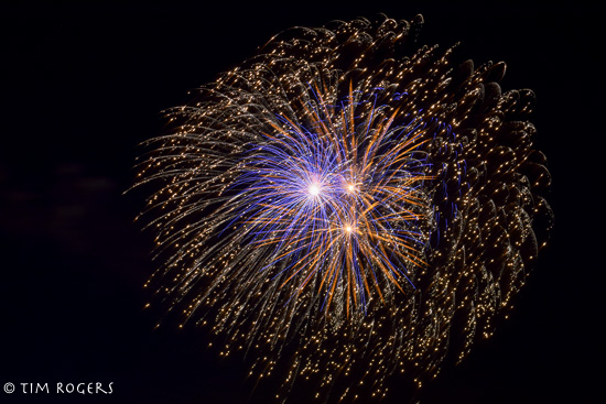 Fireworks from the Top of the World