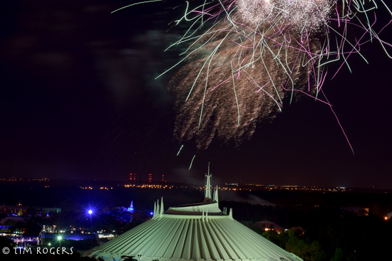Fireworks from the Top of the World