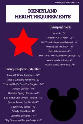 Height Restrictions at Walt Disney World and Disneyland