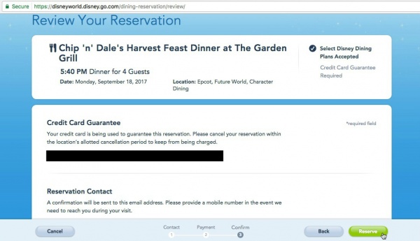 How to Make Advance Dining Reservations at Walt Disney World