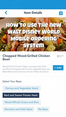 Foodie Friday: How To Use The New Walt Disney World Mobile Ordering System