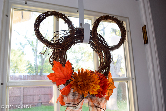 DIY Disney Wreath for Thanksgiving