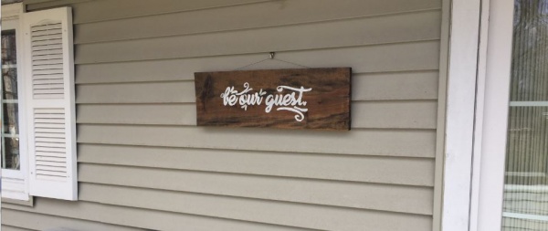 DIY Outdoor/Patio Disney Wood Sign