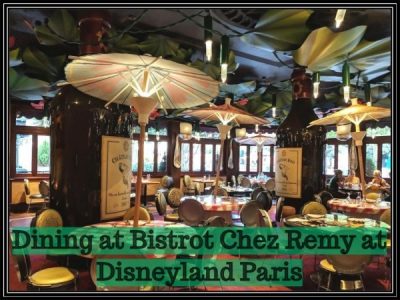 Dinner at Bistrot Chez Remy at Disneyland Paris