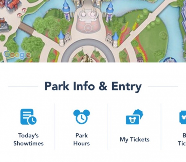 The NEW My Disney Experience App Layout!
