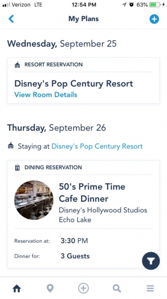The NEW My Disney Experience App Layout!