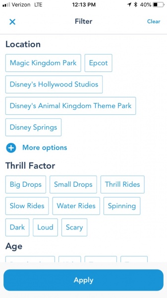 The NEW My Disney Experience App Layout!
