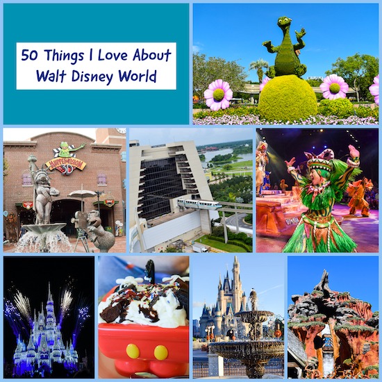 50 Things I Love About Walt Disney World