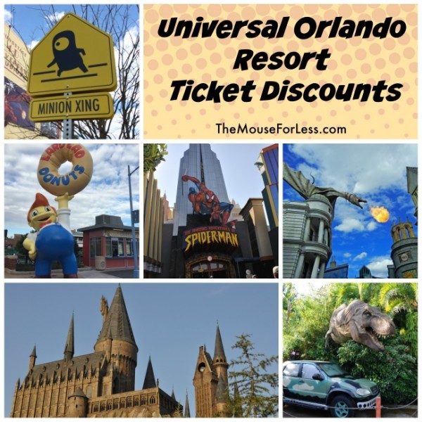 Universal Orlando Resort Ticket Discounts and Other Information