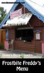 Frostbite Freddy's Menu | Disney's Blizzard Beach