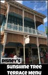 Sunshine Tree Terrace Menu | 2025 | Magic Kingdom
