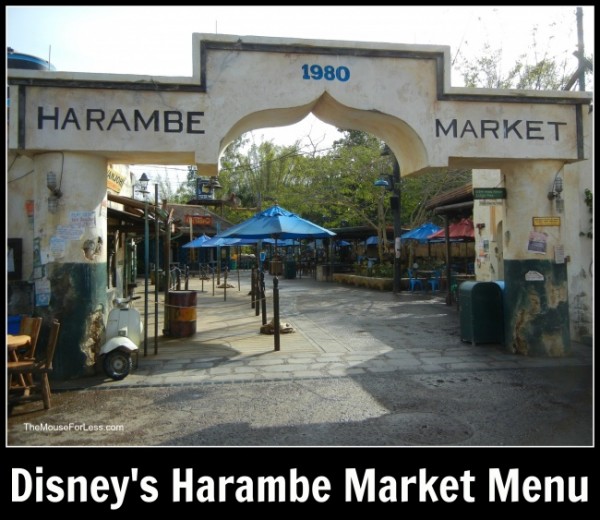 Harambe Market Menu | Disney's Animal Kingdom at Walt Disney World