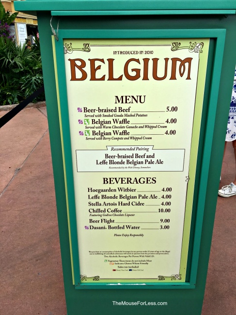 Epcot Food and Wine Festival Food Booth Menus | Walt Disney World