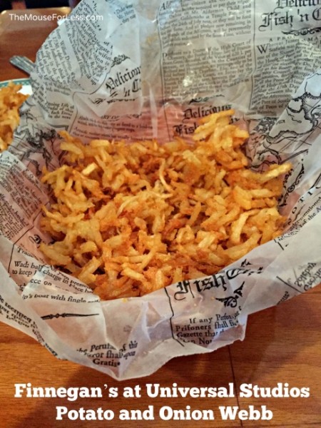 Finnegan's Bar and Grill Menu | 2026 | Universal Studios Florida