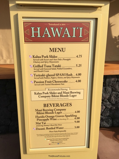 Epcot Food and Wine Festival Food Booth Menus | Walt Disney World