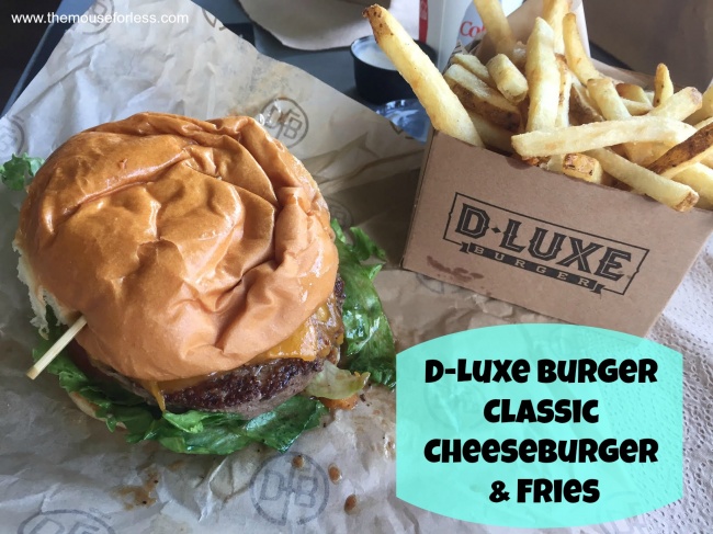D-Luxe Burger Menu | Disney Springs at Walt Disney World
