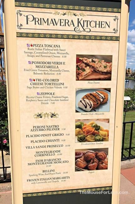 2019 Epcot Flower & Garden Festival Menus | Outdoor Kitchens