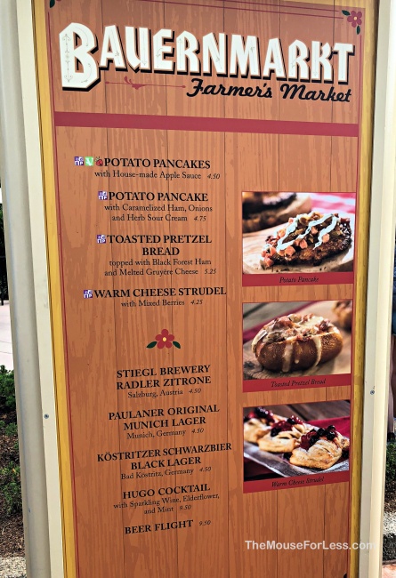 2019 Epcot Flower & Garden Festival Menus | Outdoor Kitchens