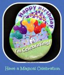 Disney Celebration Buttons at Walt Disney World and Disneyland