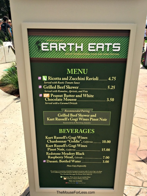Epcot Food and Wine Festival Food Booth Menus | Walt Disney World