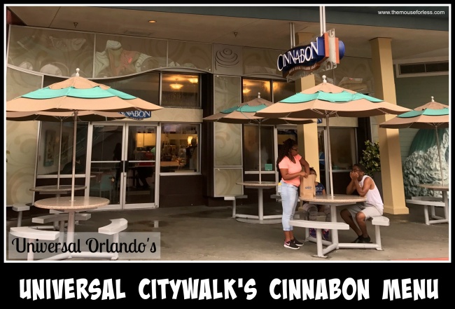 Cinnabon Menu | 2026 | CityWalk at Universal Orlando Resort