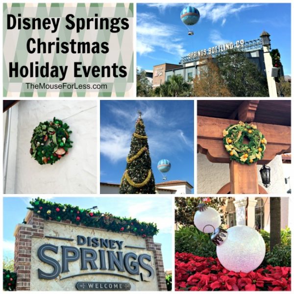 Disney Springs Christmas Holiday Events at Walt Disney World