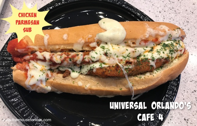 Cafe 4 Menu | 2024 | Universal Orlando Resort