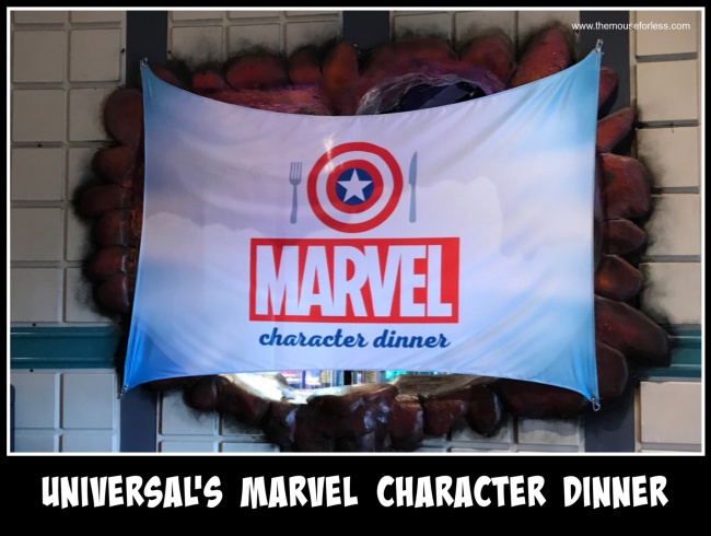 Marvel Character Dinner | 2025 | Universal Orlando Resort