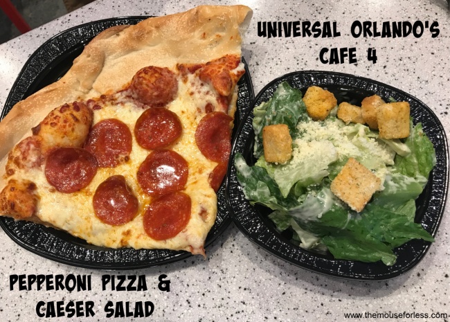 Cafe 4 Menu | 2024 | Universal Orlando Resort