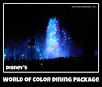 World of Color Dining Packages | Disney California Adventure