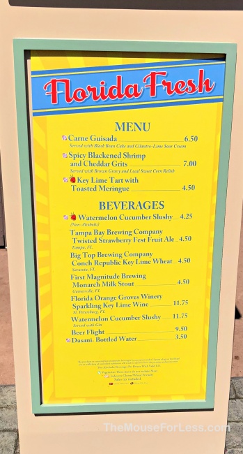 2019 Epcot Flower & Garden Festival Menus | Outdoor Kitchens