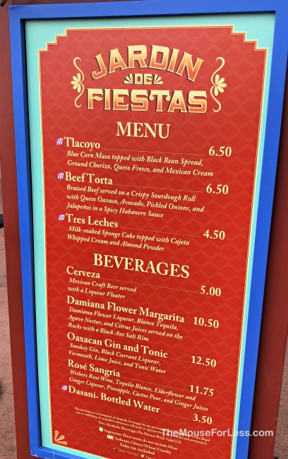 2019 Epcot Flower & Garden Festival Menus | Outdoor Kitchens