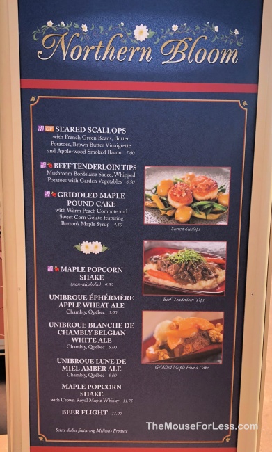 2019 Epcot Flower & Garden Festival Menus | Outdoor Kitchens