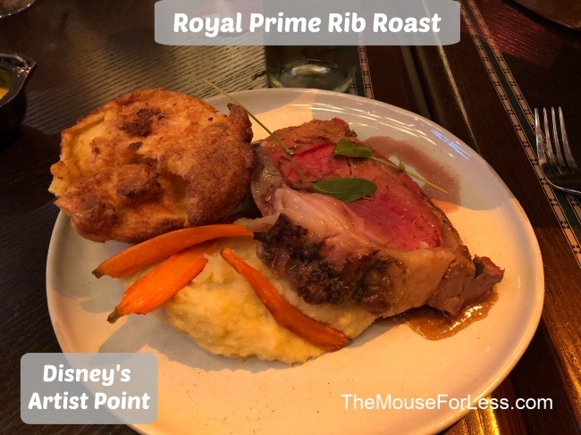 Artist Point Menu | Disney's Wilderness Lodge | Walt Disney World