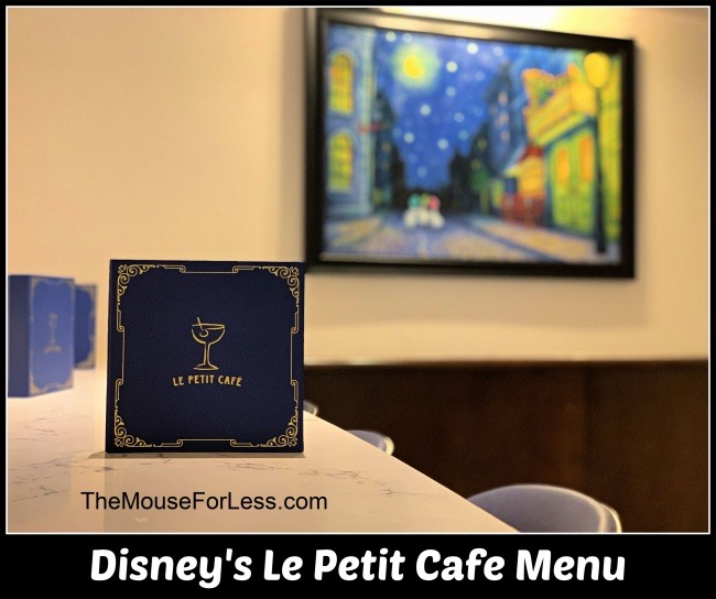 Le Petit Café Menu 2023 Le Petit Cafe | Disney's Riviera Resort