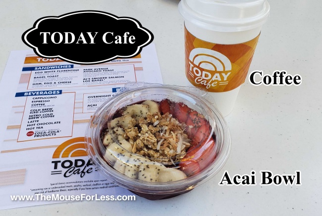 TODAY Cafe Menu | Universal Studios Florida | Universal Orlando Resort
