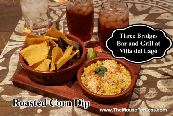 2023 Disney's Three Bridges Bar and Grill at Villa del Lago Menu