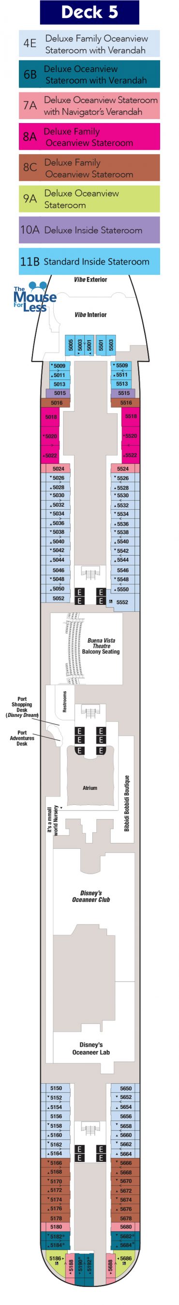 Deck Plans for Disney Cruise Line Ships - View or Download
