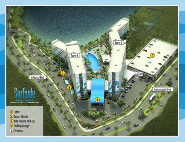 Universal Orlando Maps including theme parks and resort maps